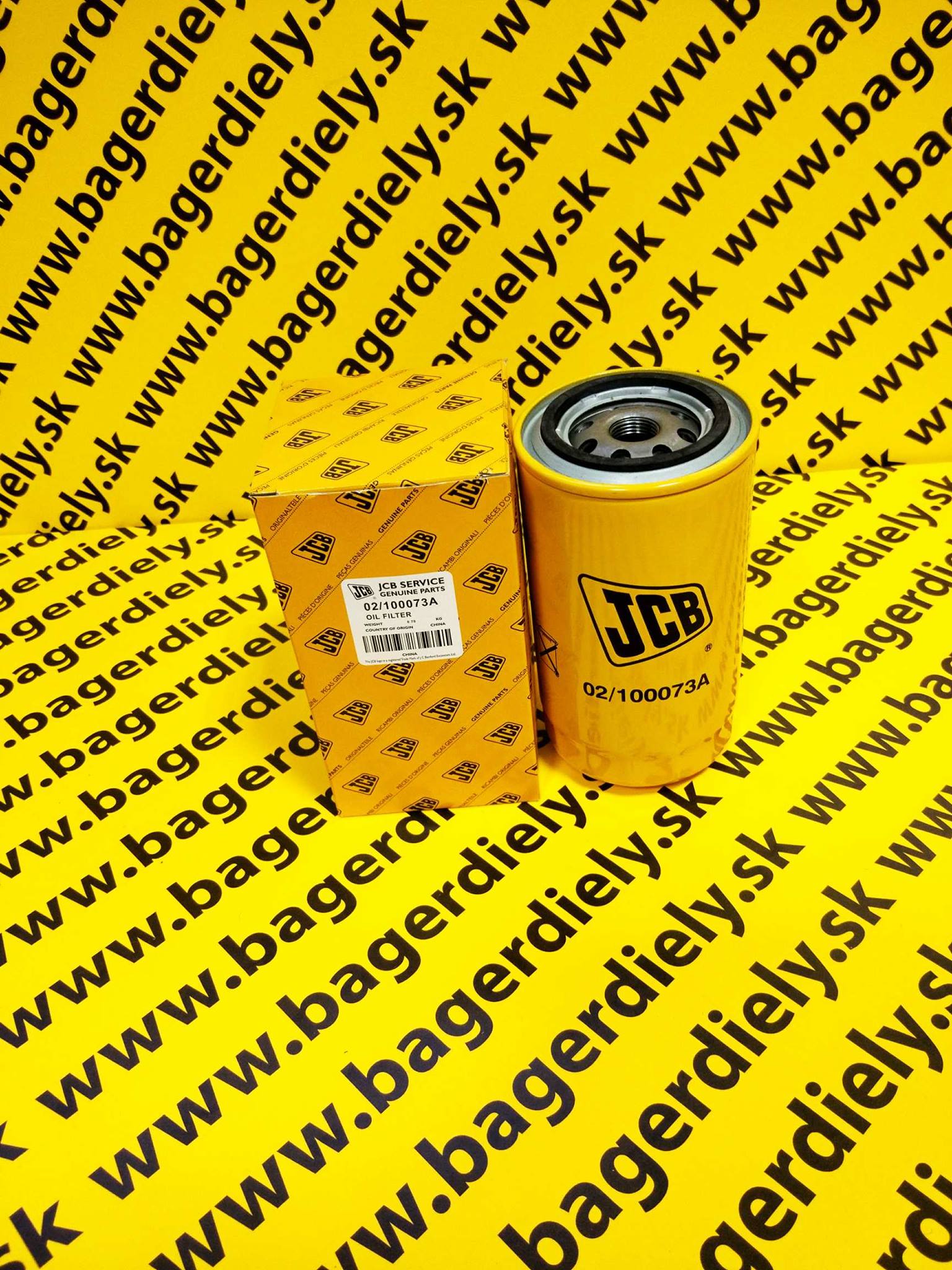02/100073A ORIGINÁL JCB Filter filter motorového oleja Perkins Turbo AB ...